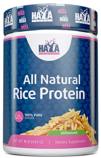 All Natural Rice Protein, неовкусен, 454 g, Haya Labs | Ozone.bg