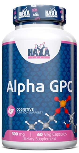 Alpha GPC, 300 mg, 60 капсули, Haya Labs | Ozone.bg