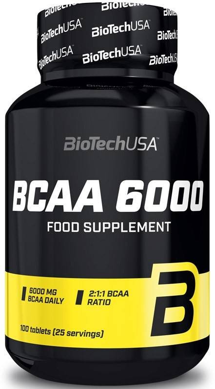 BCAA 6000, 100 таблетки, BioTech USA | Ozone.bg