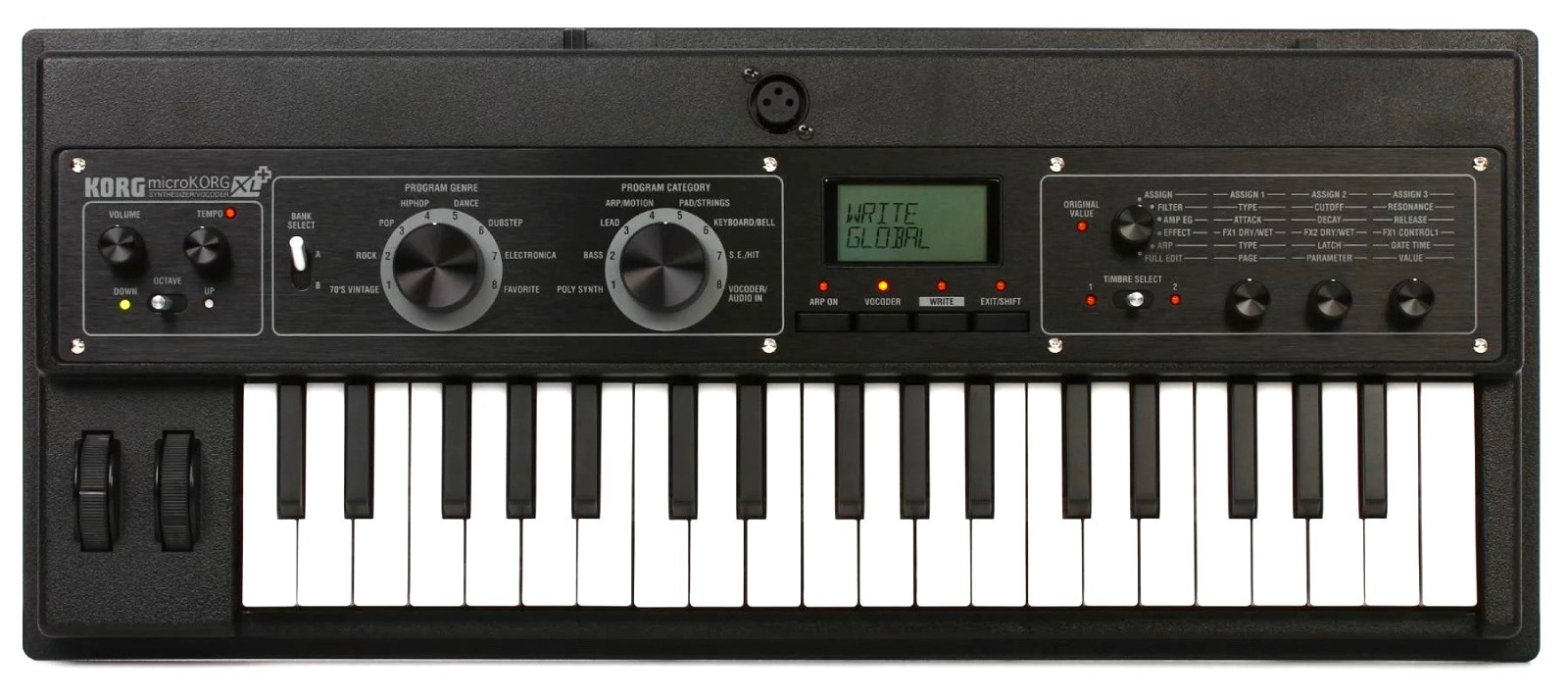 Аналогов синтезатор Korg - microKORG XL, черен | Ozone.bg