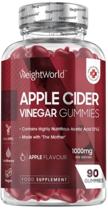 Apple Cider Vinegar Gummies, 90 таблетки, Weight World | Ozone.bg