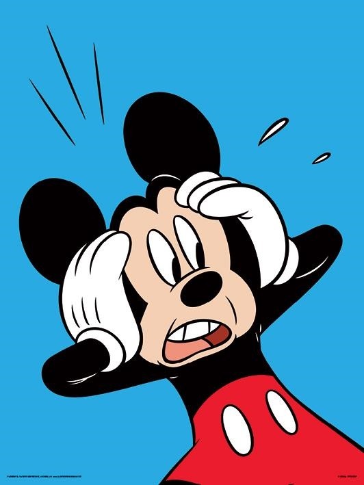 Арт принт Pyramid Disney: Mickey Mouse - Shocked | Ozone.bg