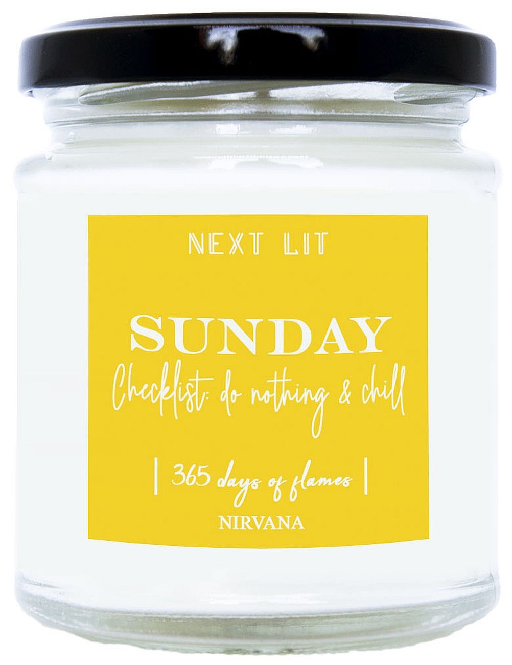Ароматна свещ Next Lit 365 Days of Flames - Sunday | Ozone.bg