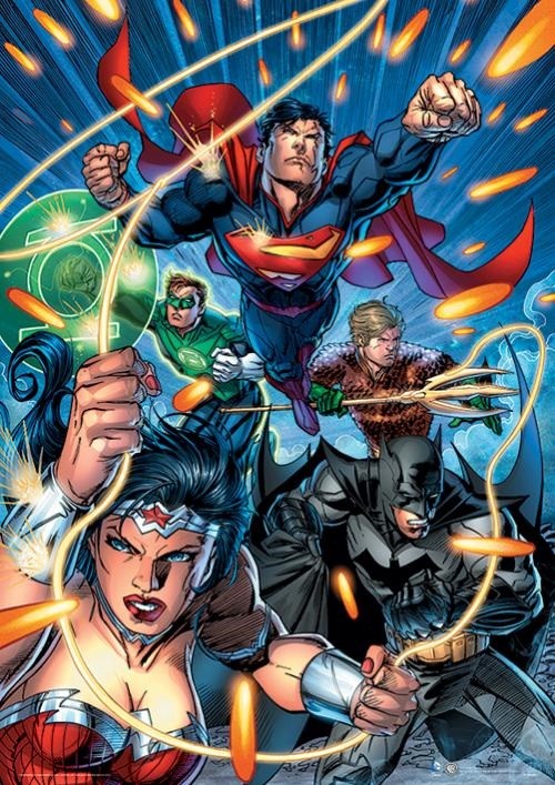 Арт принт Pyramid DC Comics: Justice League - Justice League Attack ...
