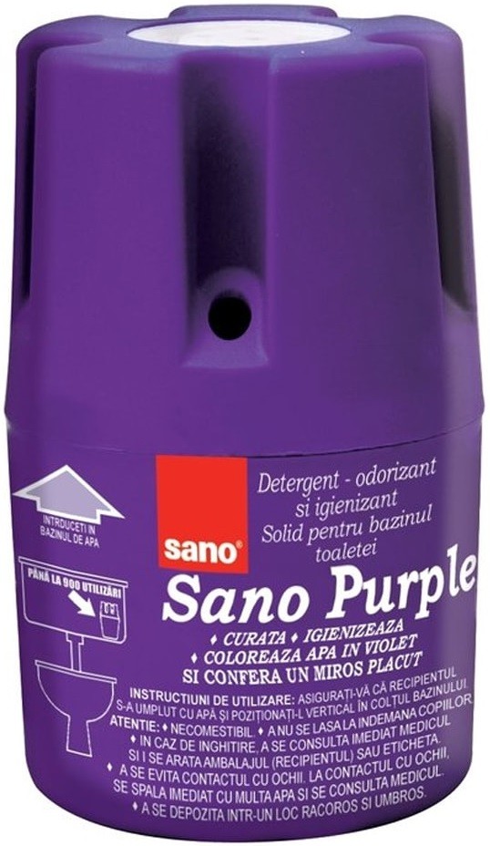Ароматизатор за тоалетното казанче Sano - Purple, 150 g | Ozone.bg