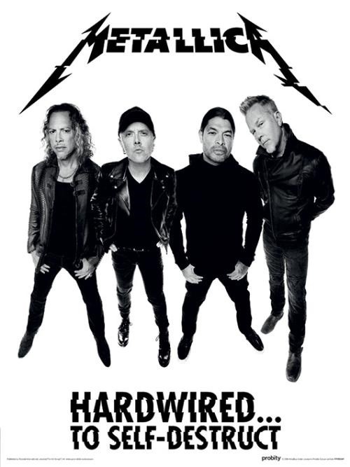 Арт принт Pyramid Music: Metallica - Hardwired Band | Ozone.bg