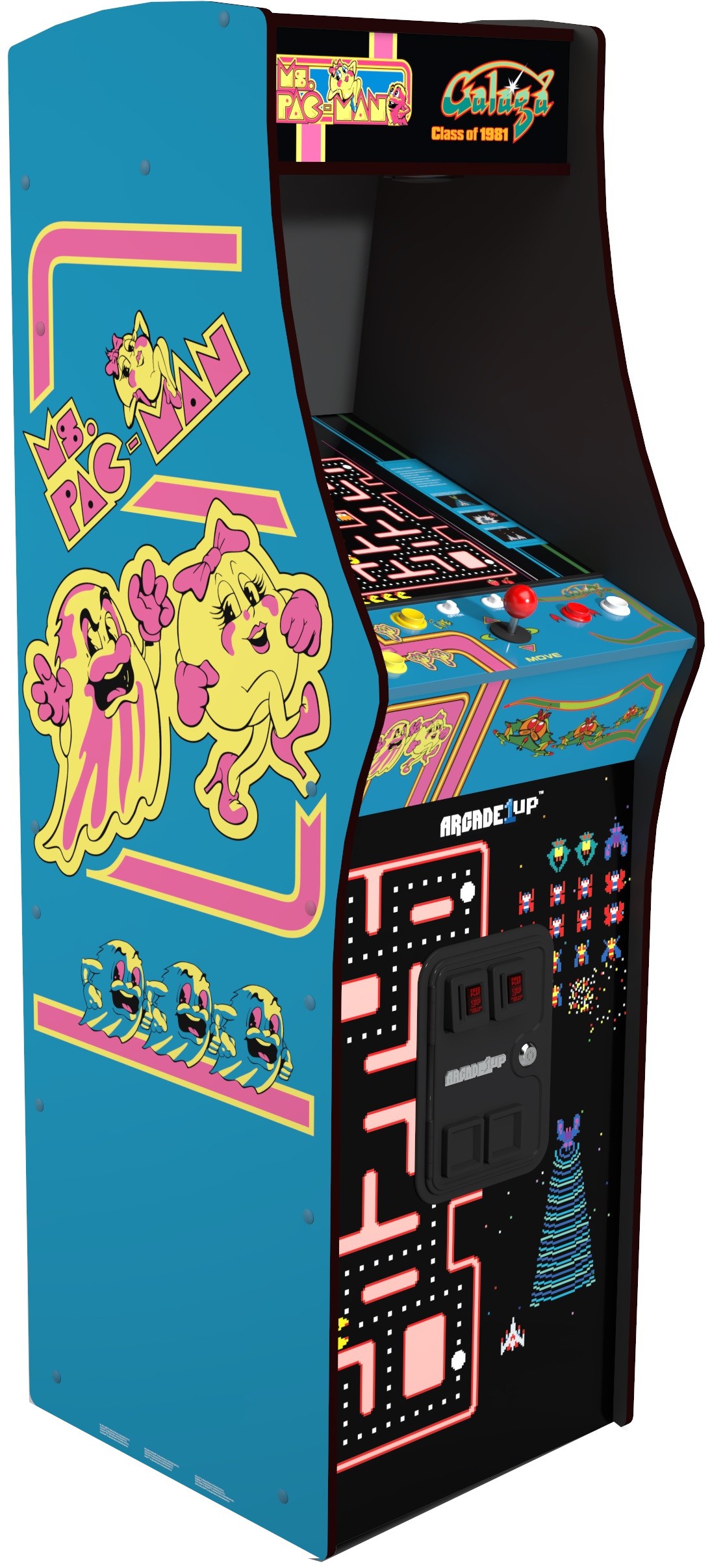 Аркадна машина Arcade1Up - Ms. Pac-Man vs Galaga Class of 81 Deluxe | Ozone.bg
