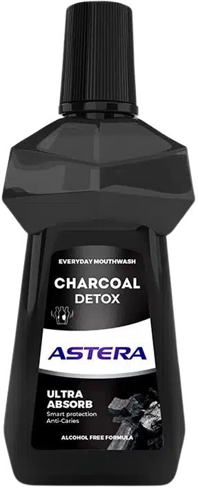 Astera Вода за уста Charcoal, 300 ml | Ozone.bg