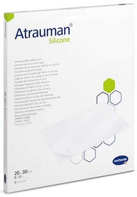 Atrauman Silicone Превръзки, 20 x 30 cm, 5 броя, Hartmann | Ozone.bg