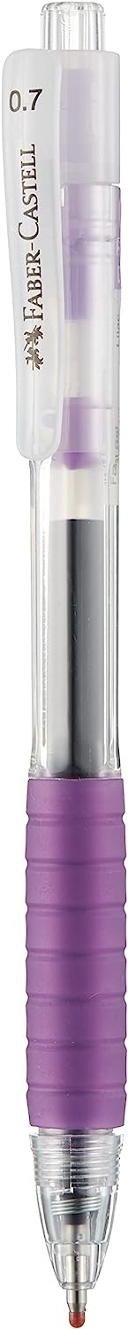 Автоматичен ролер Faber-Castell Fast Gel - 0.7 mm, лилав | Ozone.bg