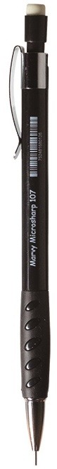 Автоматичен молив Marvy Uchida Microsharp 107 - 0.7 mm, черен | Ozone.bg