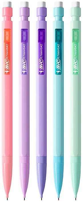 Автоматичен молив BIC Matic - Pastel, 0.7 mm, HB, асортимент | Ozone.bg