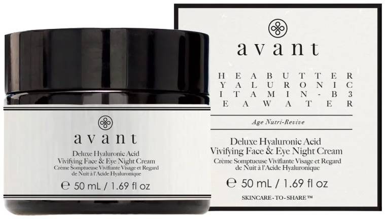 Avant Нощен крем за лице и очи с хиалуронова киселина, 50 ml | Ozone.bg