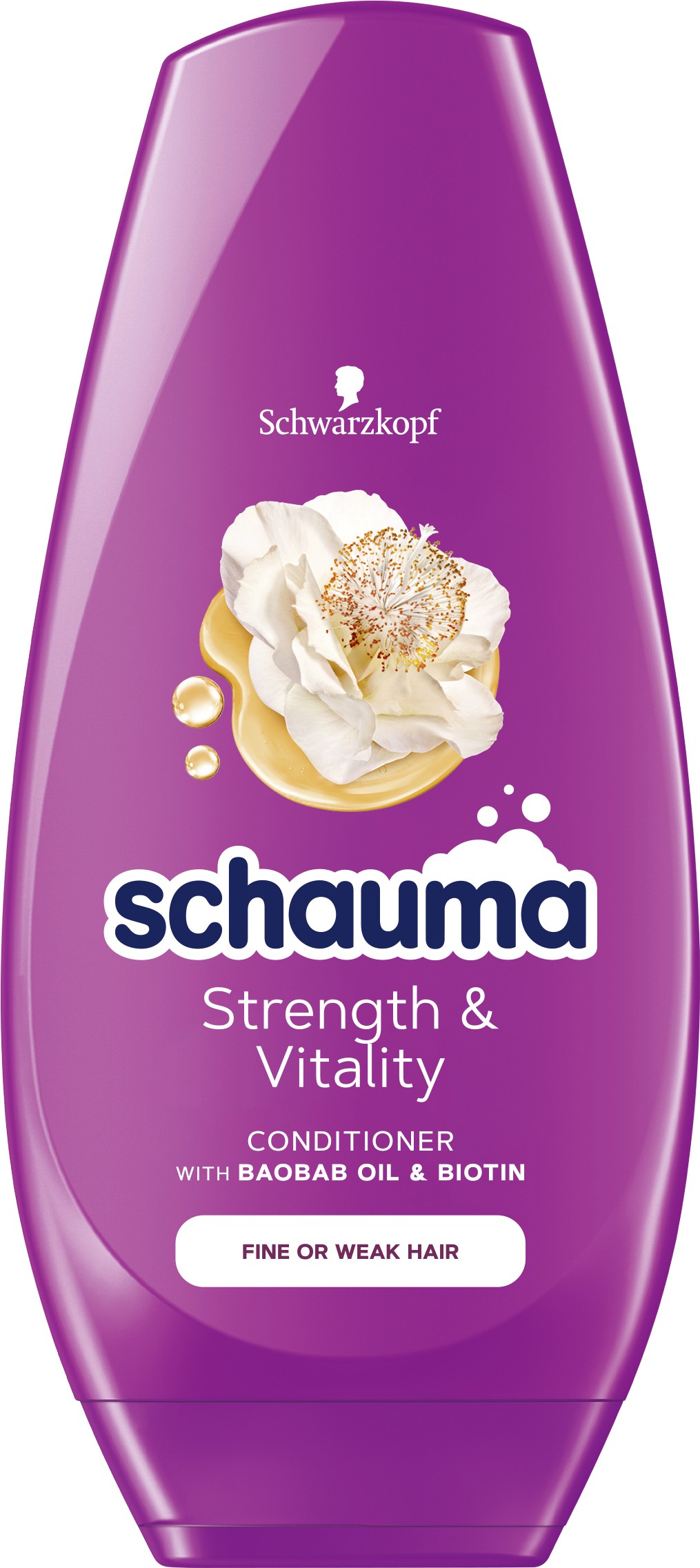 Schauma Балсам за коса Strength & Vitality, 250 ml | Ozone.bg