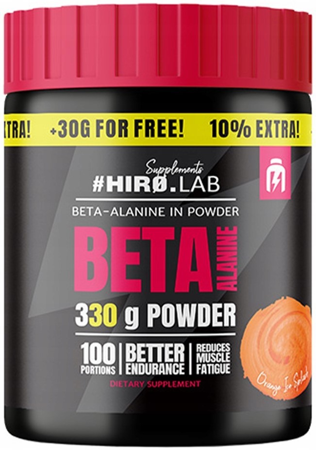 Beta Alanine, портокал, 330 g, Hero.Lab | Ozone.bg