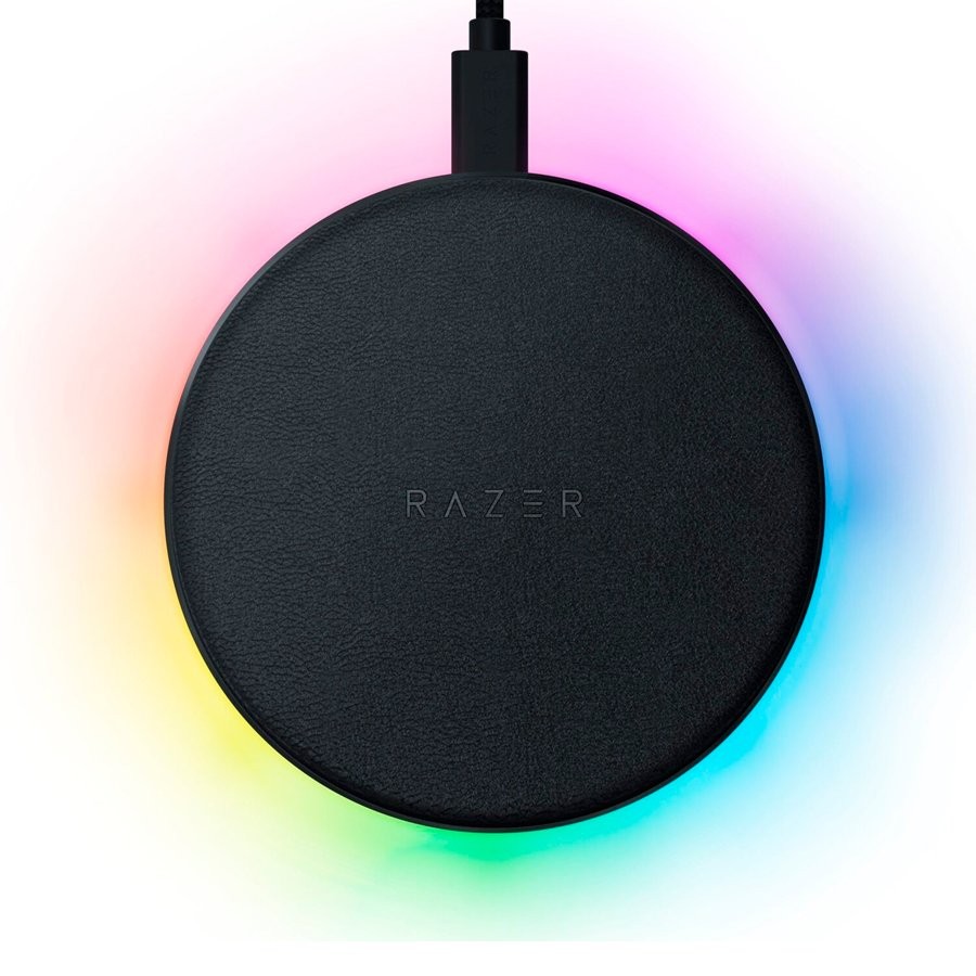 Безжично зарядно Razer - Charging Pad Chroma, 10W, черно | Ozone.bg