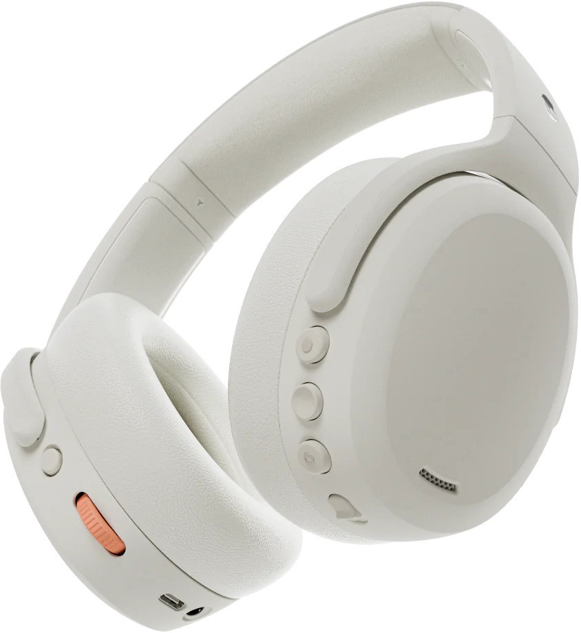 Безжични слушалки Skullcandy - Crusher 2, ANC, Bone/Orange | Ozone.bg