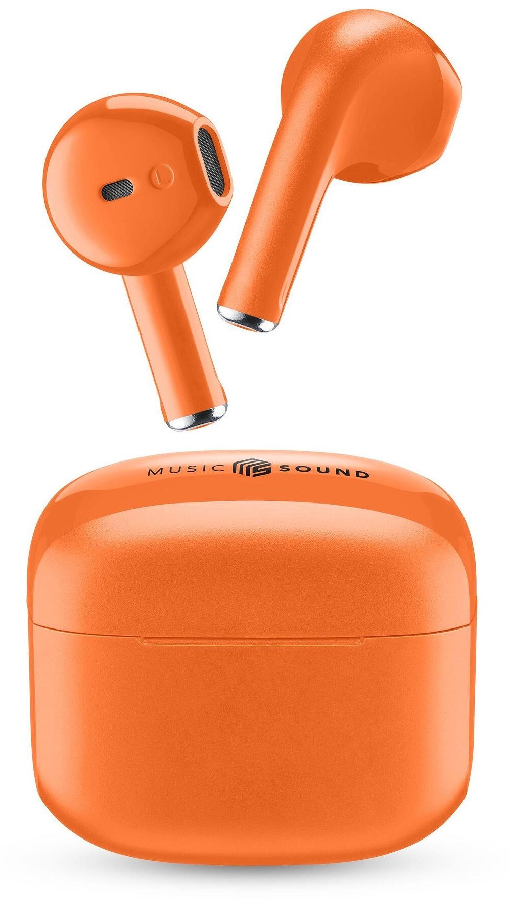 Безжични слушалки Cellularline - Music Sound Swag, TWS, оранжеви | Ozone.bg