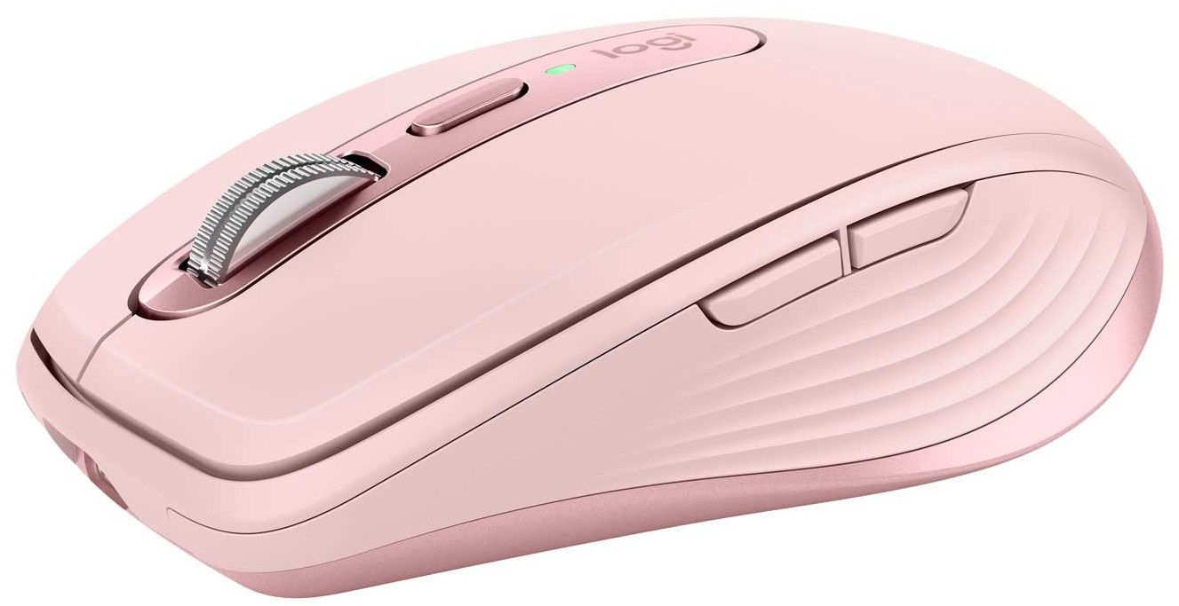 Мишка Logitech - MX Anywhere 3, лазерна, безжична, розова | Ozone.bg