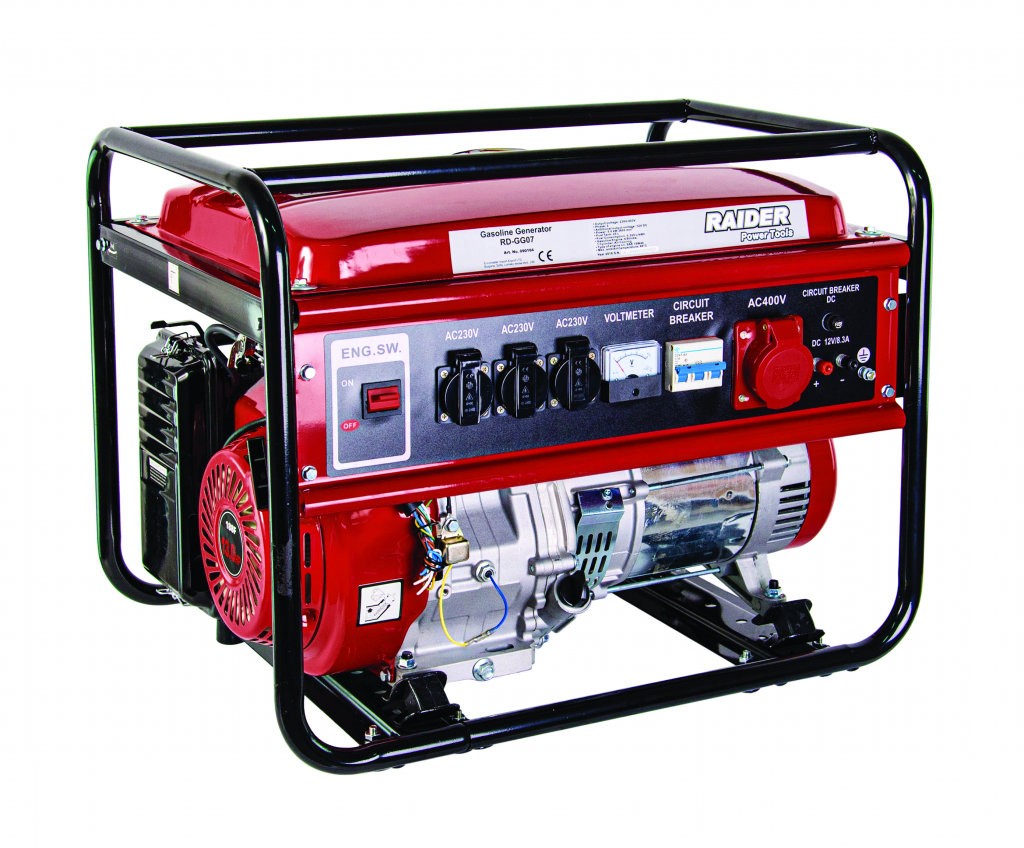 Бензинов генератор Raider - RD-GG07, 5 kW, 230/380V | Ozone.bg