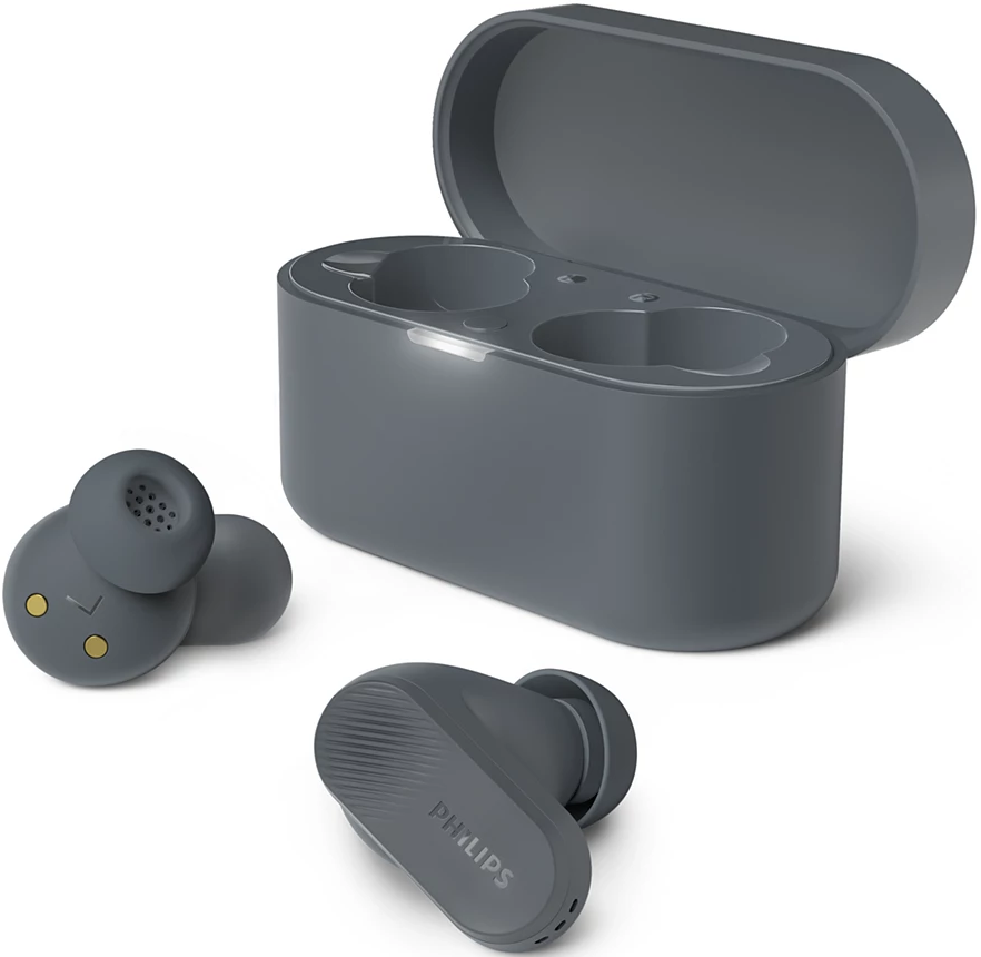 Безжични слушалки Philips - TAT3509GY/00, TWS, ANC, сиви | Ozone.bg