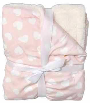 Бебешко одеяло Cangaroo - Shaggy, 75 х 105 cm, розово | Ozone.bg