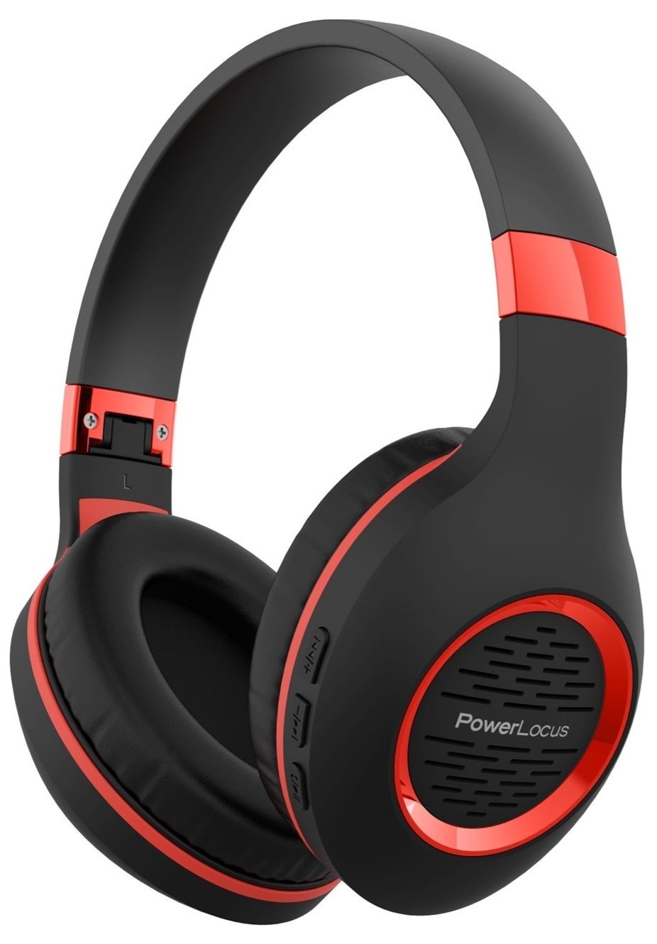 Безжични слушалки PowerLocus - P4 Plus, червени/черни | Ozone.bg