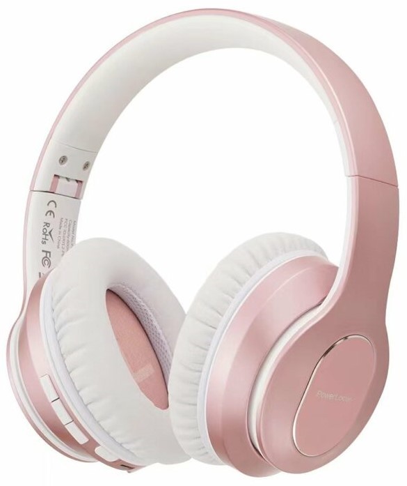Безжични слушалки с микрофон PowerLocus - P6, ANC, Rose Gold | Ozone.bg