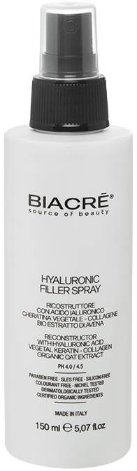 Biacrè Hyaluronic Интензивно възстановяващ филър за всеки тип коса, 150 ml | Ozone.bg