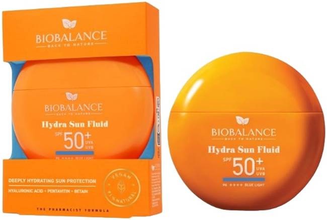 Biobalance Слънцезащитен флуид за лице Hydra, SPF50+, 40 g | Ozone.bg