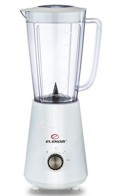 Блендер Elekom - ЕК-6003, 1 l, 2 степени, 350W, бял | Ozone.bg
