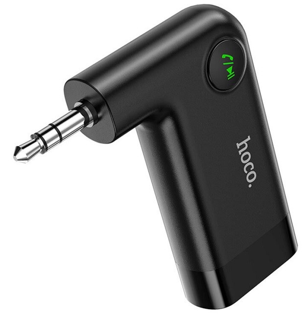 Bluetooth адаптер Hoco - E53, Aux Jack 3.5mm, черен | Ozone.bg