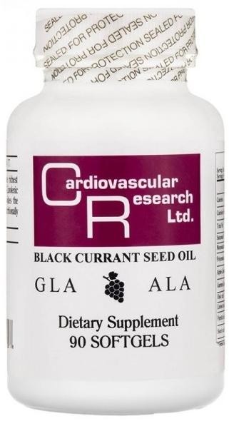 Black Currant Seed Oil, 90 софтгел капсули, Ecological Formulas | Ozone.bg