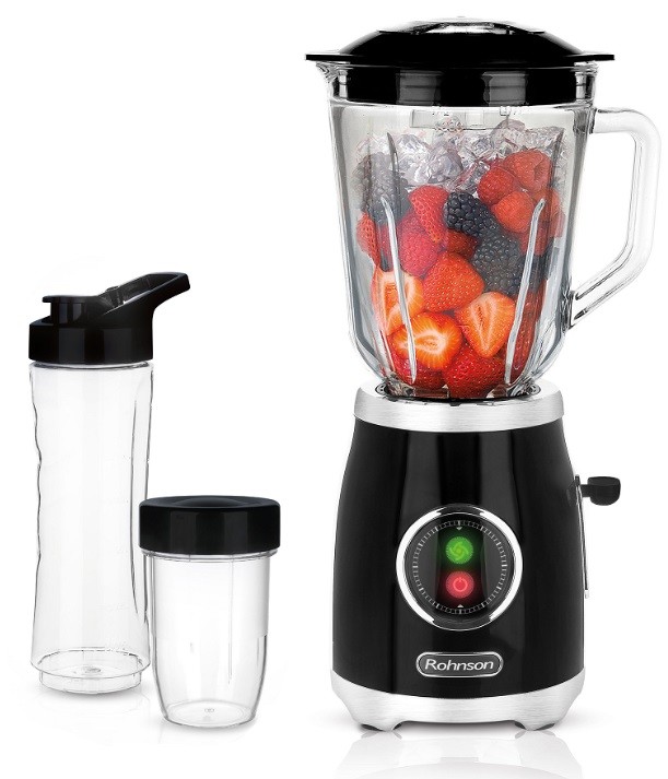 Блендер Rohnson - R-5338, 1 l, 700W, черен | Ozone.bg