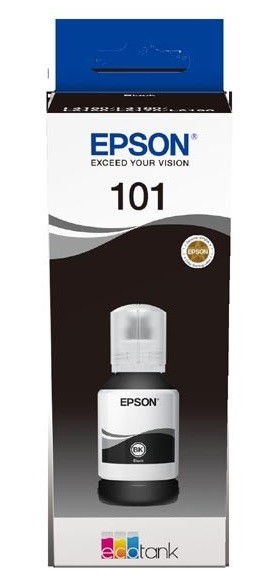 Бутилка с мастило Epson - 101 EcoTank, за L4150/L6170/L6190, Black ...