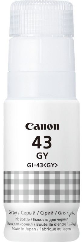 Бутилка с мастило Canon - GI-43, за PIXMA G540/G640, сиво | Ozone.bg