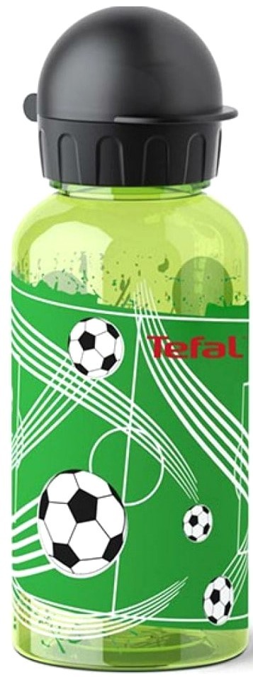 Бутилка за вода Tefal - Kids Tritan, 0.4 l, Football | Ozone.bg