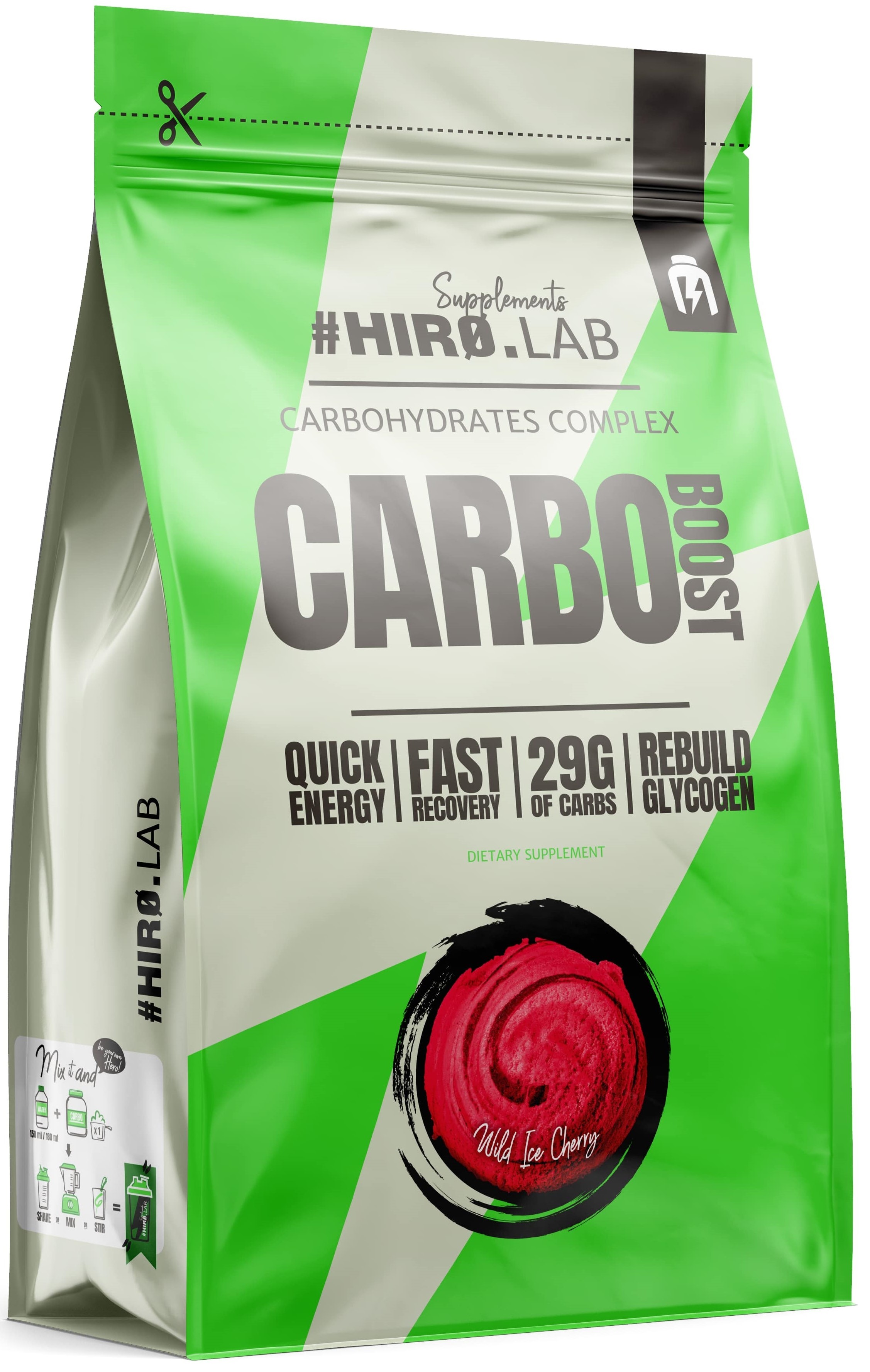 Carbo Boost, череша, 1000 g, Hero.Lab | Ozone.bg
