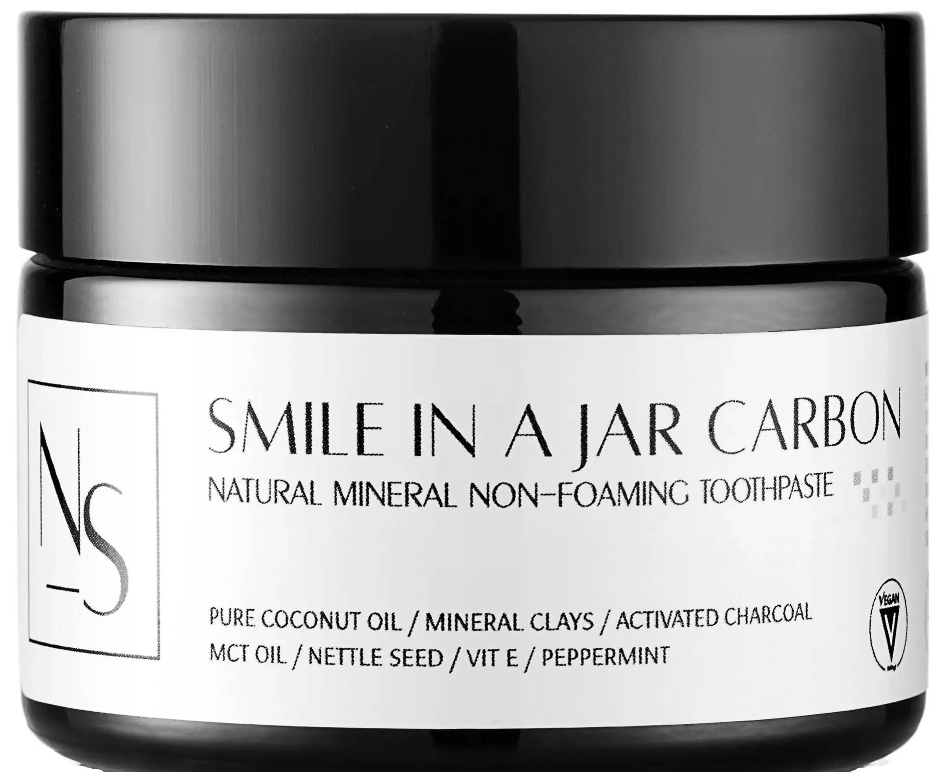 Carbon Natural Минерална паста за зъби 50 G Smile In A Jar Ozone Bg