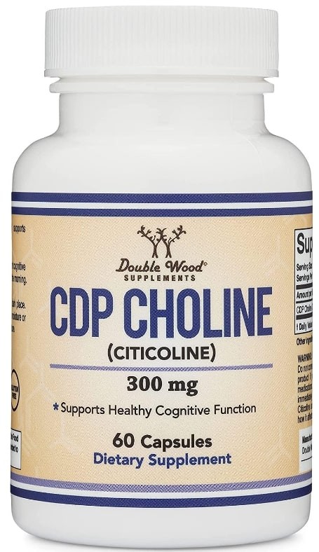 CDP Choline, 300 mg, 60 капсули, Double Wood | Ozone.bg