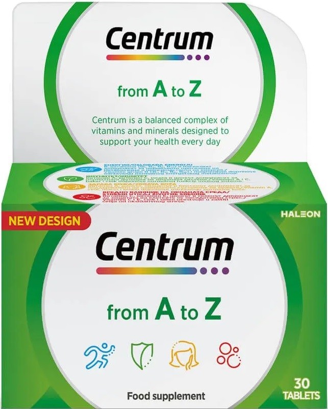 Centrum From A to Z, 30 таблетки | Ozone.bg