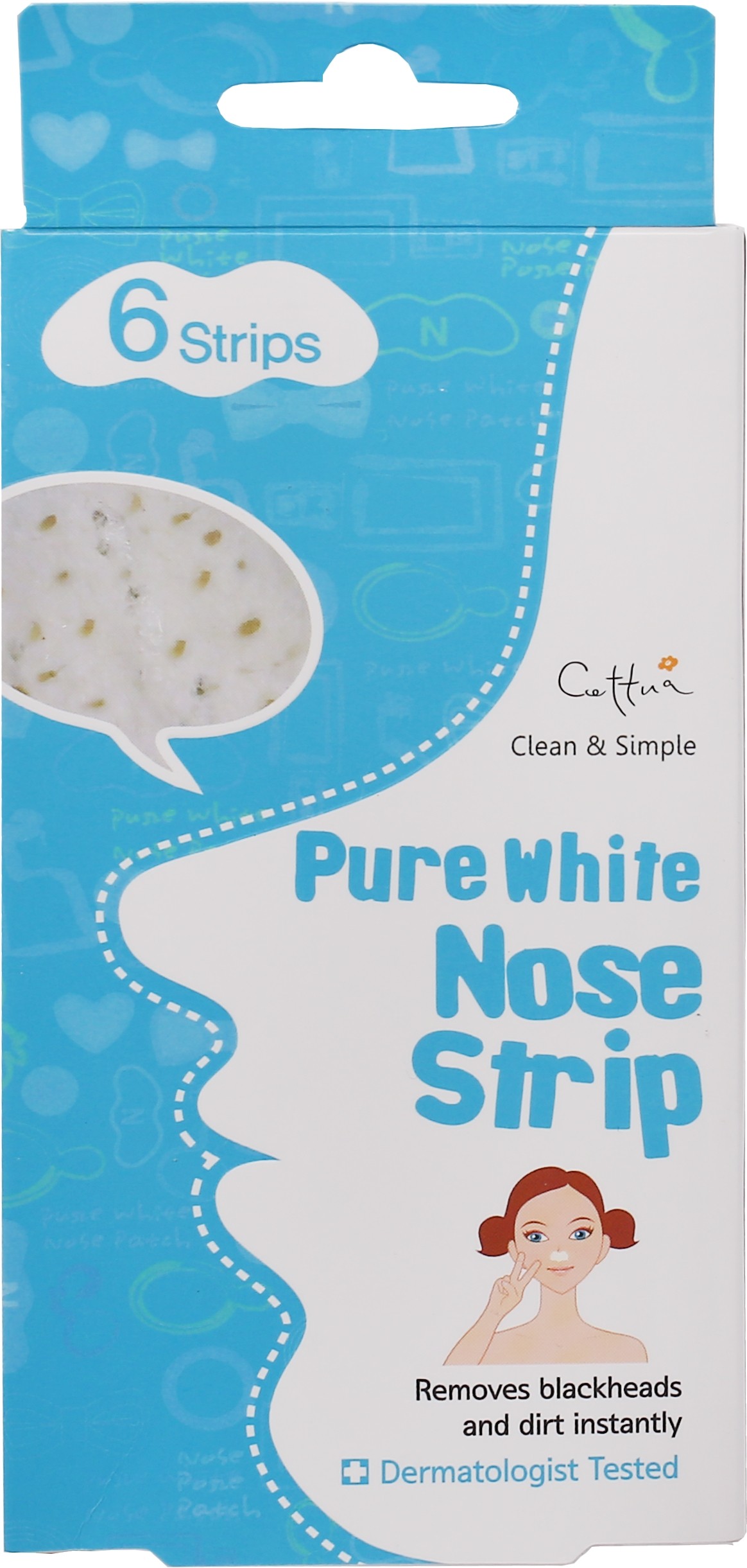 Cettua Ленти за премахване на черни точки Pure White, 6 броя | Ozone.bg