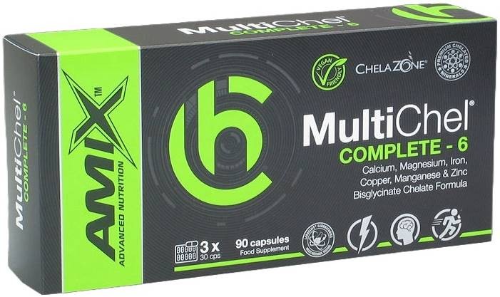 ChelaZone MultiChel Complete 6, 90 капсули, Amix | Ozone.bg