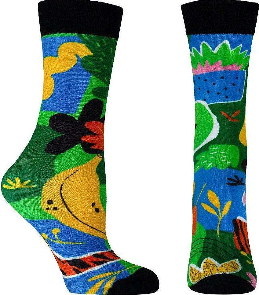 Happy Foottopia принт чорапи Джунгла, бамбук | Ozone.bg