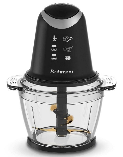 Чопър Rohnson - R 5112, 1 l, 2 степени, 500W, черен | Ozone.bg