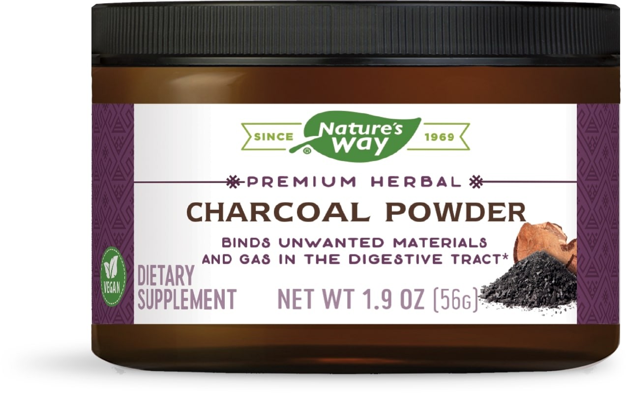 Charcoal Powder, 56 g, Nature’s Way | Ozone.bg