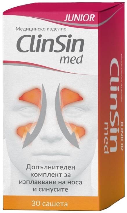 ClinSin Med Junior Допълнителен комплект, 30 сашета, Naturprodukt ...