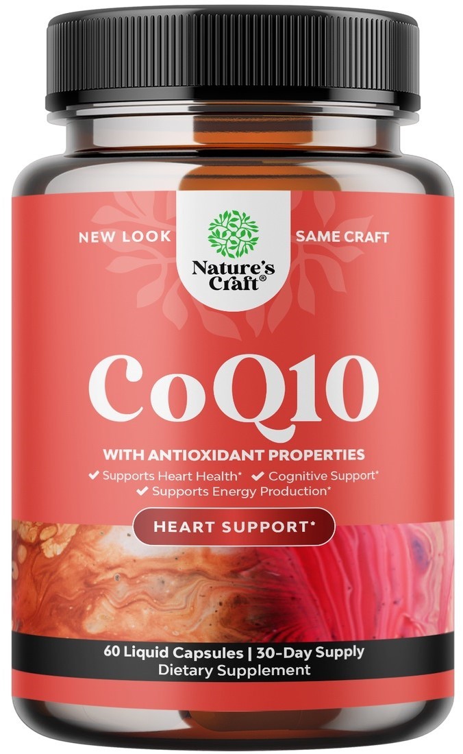 CoQ10, 100 mg, 60 течни капсули, Nature's Craft | Ozone.bg