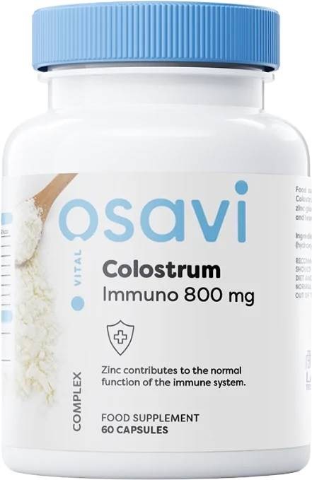 Colostrum Immuno, 800 mg, 60 капсули, Osavi | Ozone.bg