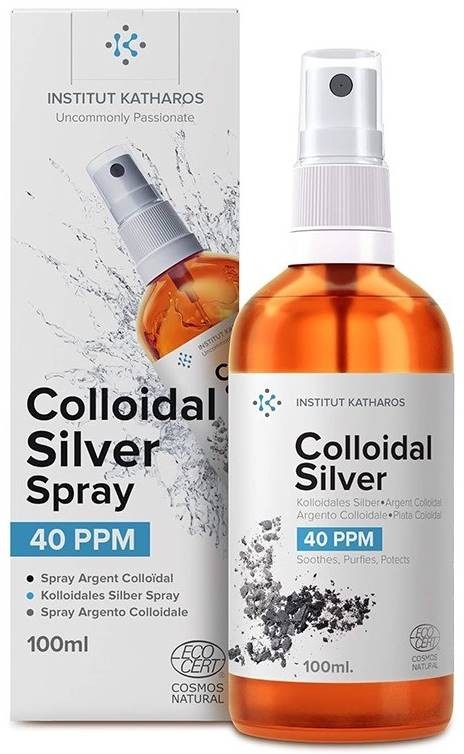 Colloidal Silver Спрей с колоидно сребро, 40 PPM, 100 ml, Institut Katharos | Ozone.bg